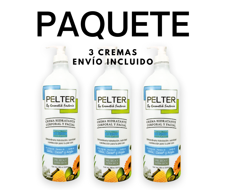 Paquete de 3 cremas líquidas PELTER® - envío incluido